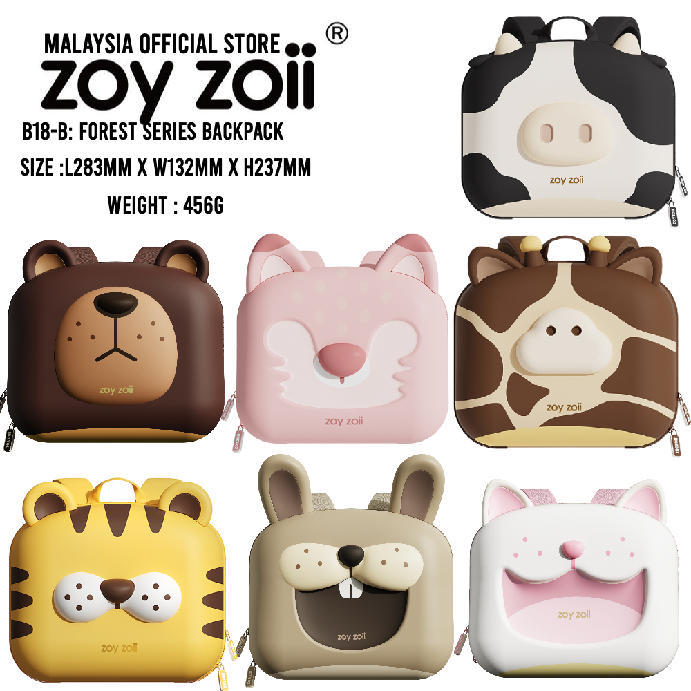 zoyzoii B18-B Forest Series Children's Backpack Breathable Spine ...