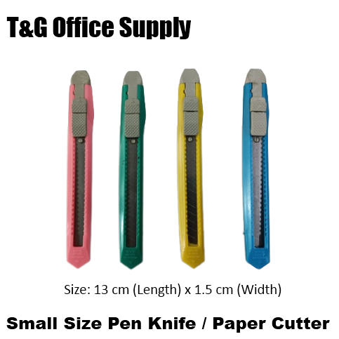 Small Size Pen Knife / Paper Cutter / Pisau Seni Office | Shopee Malaysia