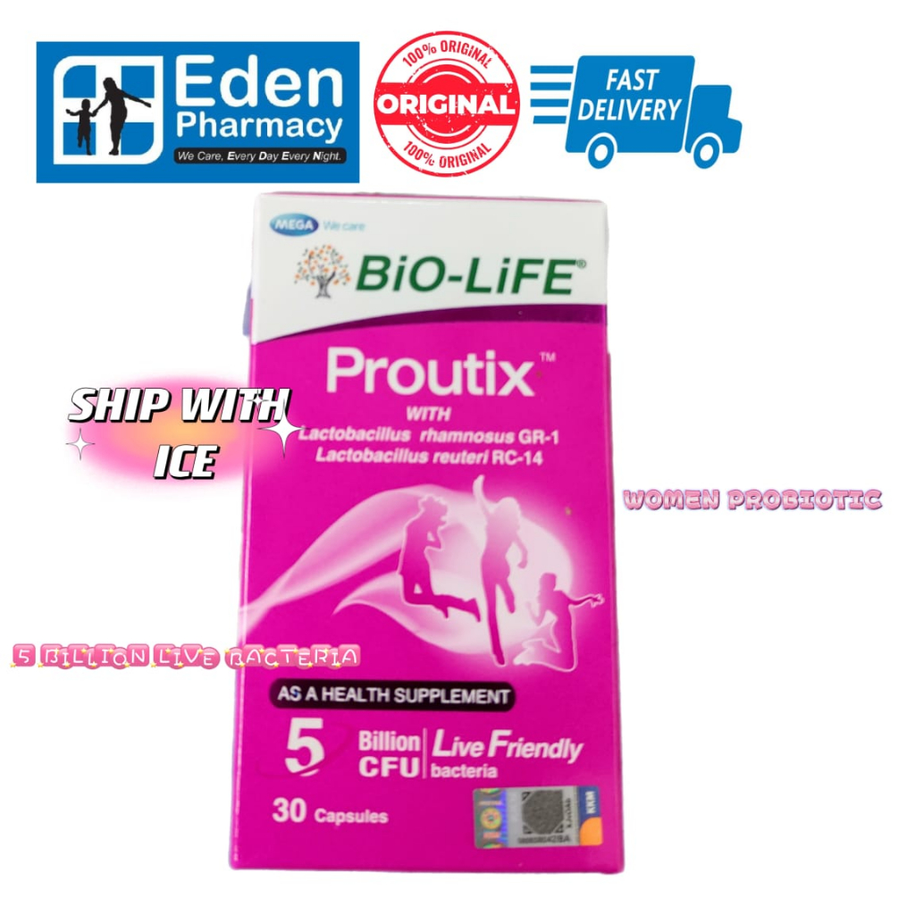 Mega Bio-Life Proutix With Lactobacillus Rhamnosus GR-1 WOMEN PROBIOTIC ...