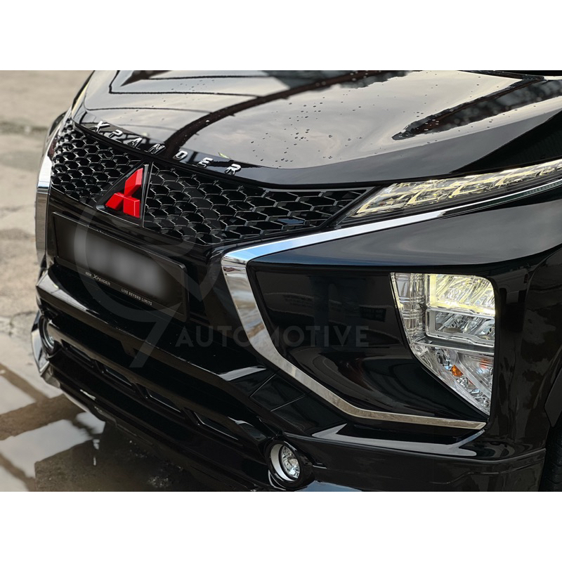 XPANDER HONEYCOMB DESIGN FRONT GRILL W/ RED EMBLEM | Shopee Malaysia
