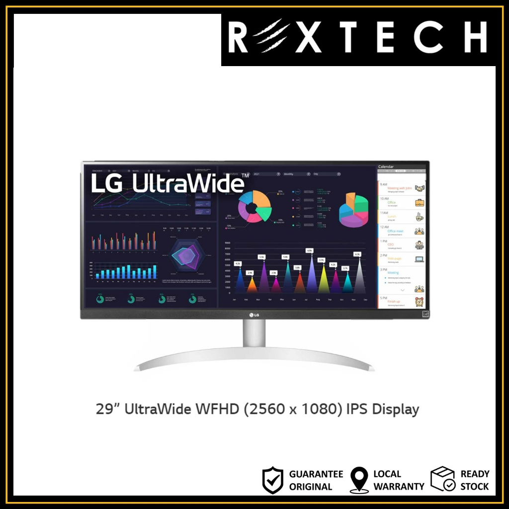 LG 29WQ600 29" ULTRAWIDE IPS WFHD 100HZ HDR 10 AMD FREESYNC LED MONITOR ...