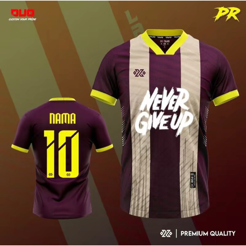 JERSI PREMIUM FREE CUSTOM NAME AND NOMBOR | JERSI BOLA | JERSEY ...
