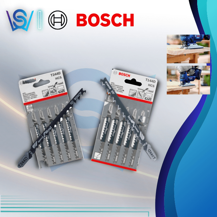BOSCH T-144D/T-244D JIGSAW BLADE SPEED FOR WOOD (5PCS/CARD) Kayu ...