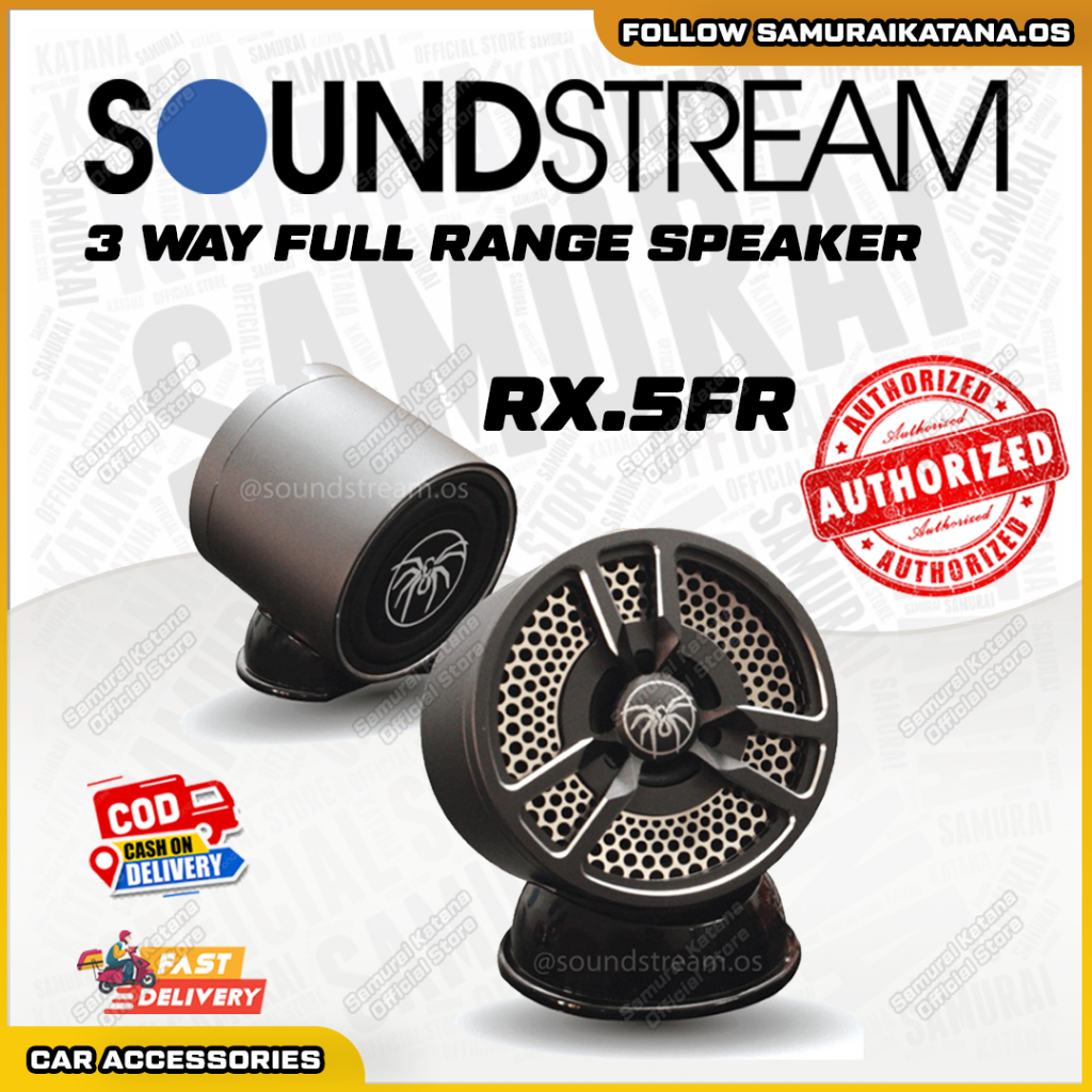 100% Original SOUNDSTREAM: 3 WAY Full Range Speaker RX.5FR Sound Stream ...