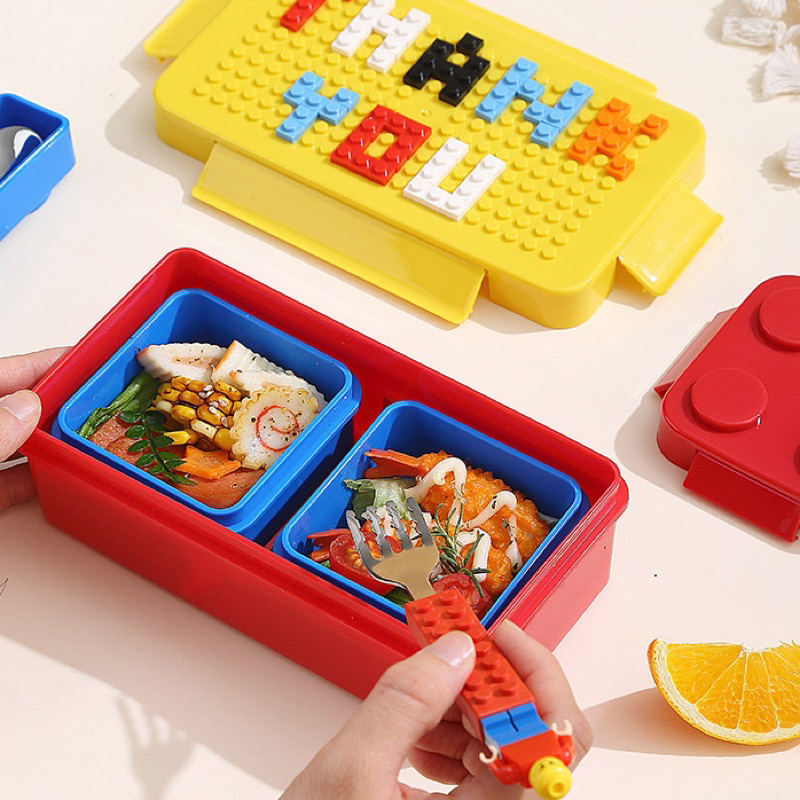 LEGO building blocks lunch box bento for children/toddler | Shopee Malaysia