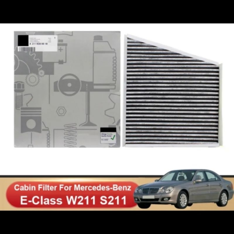 CABIN AIR FILTER MERCEDES BENZ W211 S211 (A2118300018) | Shopee Malaysia