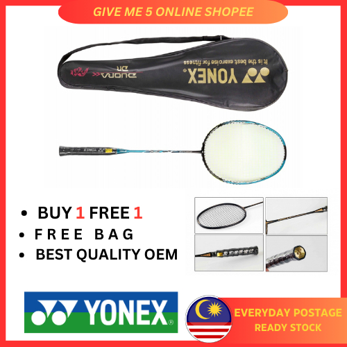 [BUY 1 FREE 1]YONEX OEM BEST QUALITY ! BADMINTON RACKET WITH SPECIAL ...