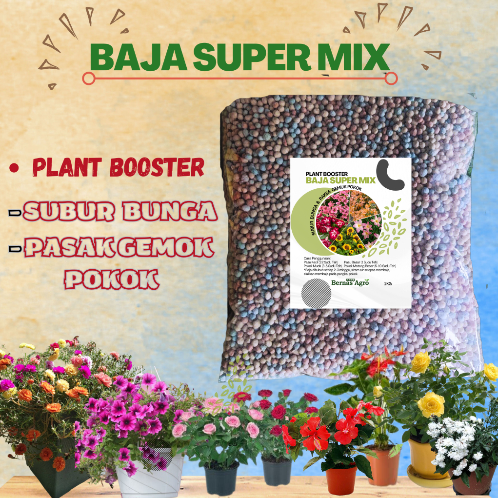 Baja Booster Subur Bunga Super Mix imported Baja Premium Super Booster ...