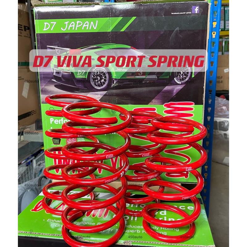 PERODUA VIVA D7 SPORT LOWERED SPRING 1 SET 4PC | Shopee Malaysia