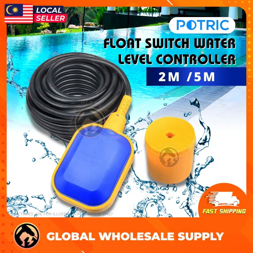 2M / 5M Float Switch Water Tank Level Controller Limit Float Switch With Wire Water Level Sensor ...
