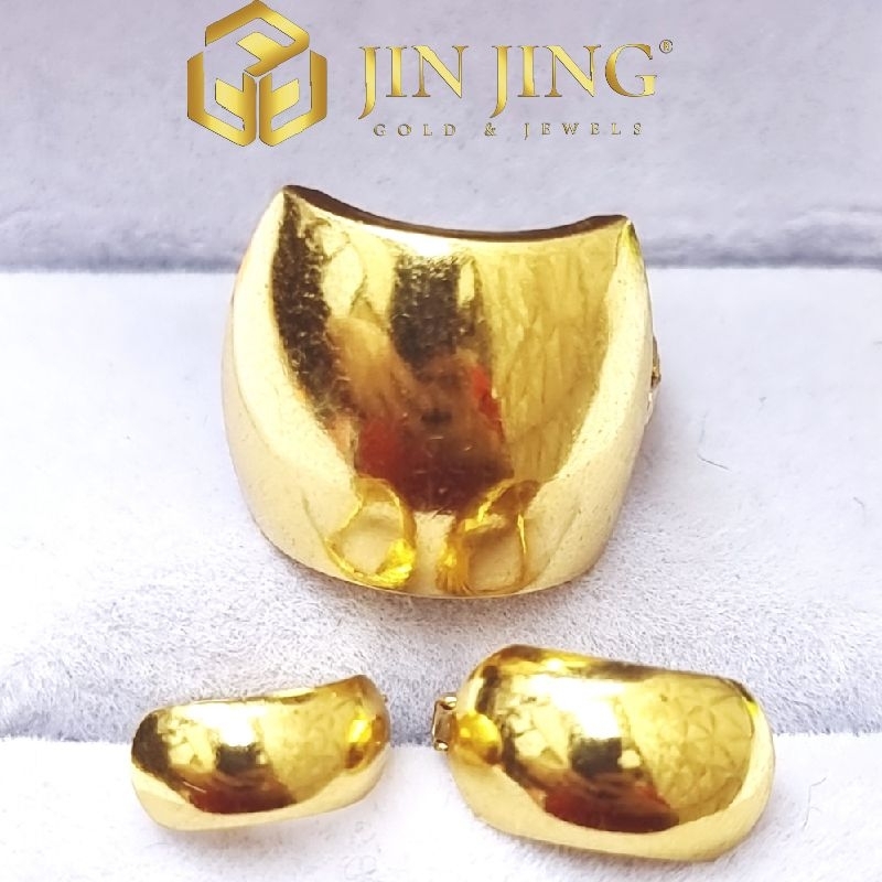 SUBANG KATUP PLAIN EMAS 916 1.53g/1.54g/2.96g/4.20g | Shopee Malaysia