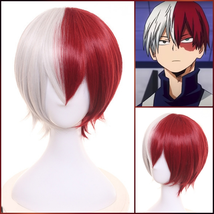 My Hero Academia - Shoto Todoroki (short) Half Red Half White - Cosplay ...