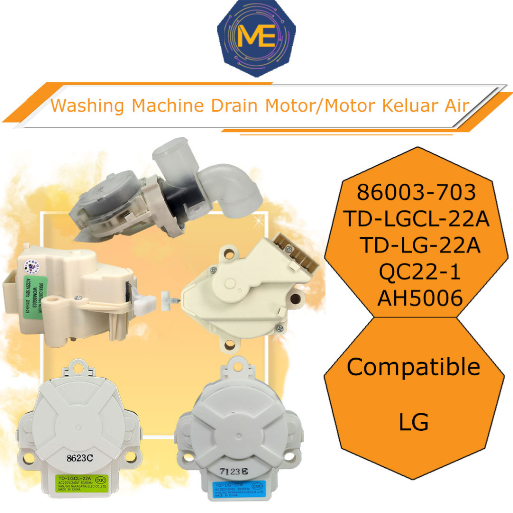 (1pc) ( Compatible : LG ) Washing Machine Drain Motor / Valve / Drain ...