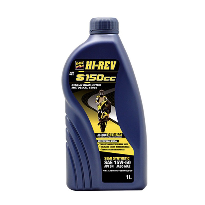100% ORIGINAL 1L 1.2L MINYAK HI REV 4T HIREV RS150 Y15 150RS RSX 1.2L ...