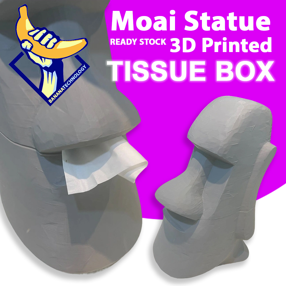 Moai Statue 3d printed Tissue Box Tissue Holder Tissue Case | Shopee Malaysia