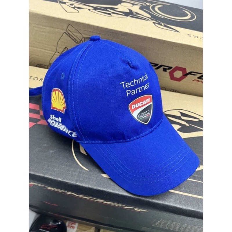 ORIGINAL SHELL OIL DUCATI BASEBALL CAP LIMITED EDITION PREMIUM QUALITY ...