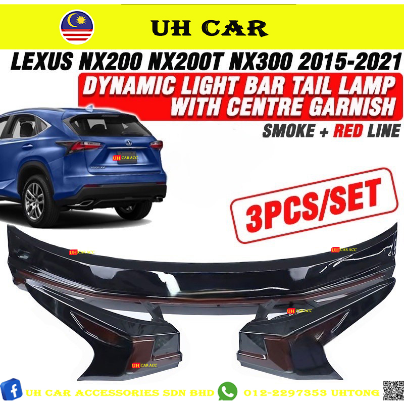 (941) Lexus NX200 NX200T NX300 2015 - 2021 Dynamic Light Bar Tail Lamp ...