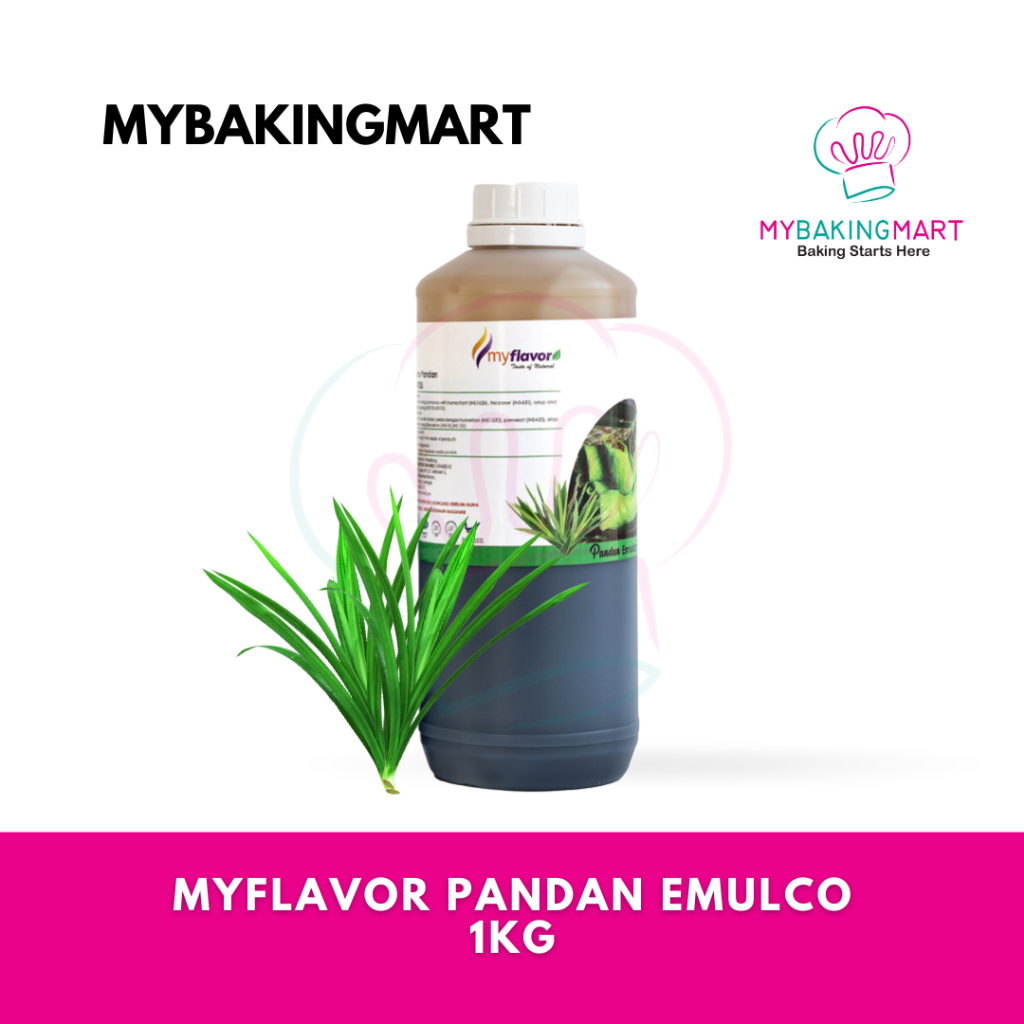 Mybakingmart Myflavor Pandan Emulco Perasa Pewarna Makanan Pandan ...