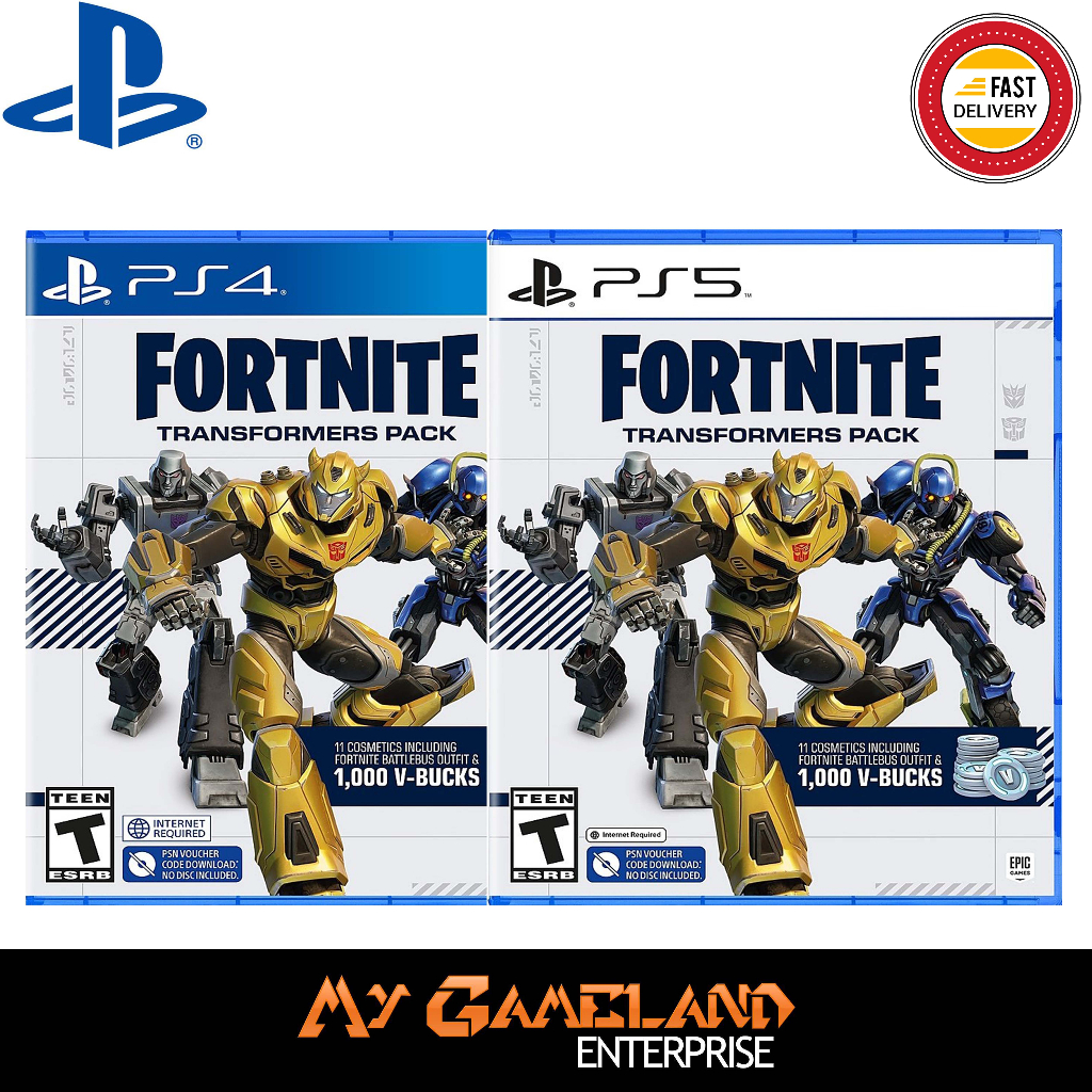 PS4 / PS5 Fortnite Transformers Pack (R2)(English)(Digital Code In Box ...