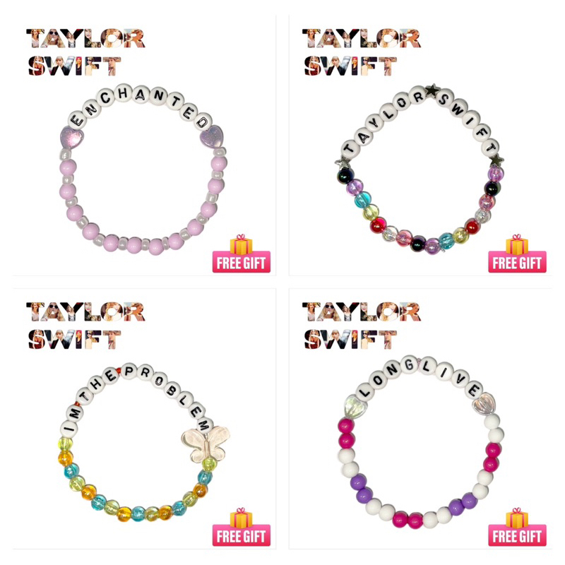 Taylor Swift Inspired Friendship Bracelet Swifties | Shopee Malaysia