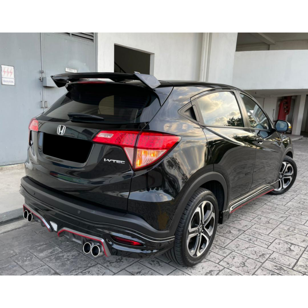 **HONDA HRV 2015 - 2021 ( PV2 ) SPOILER - ADD ON OEM SPOILER - FRP | Shopee Malaysia