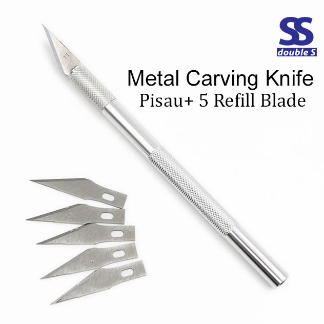 Metal Carving Knife Engraving Pen Craft Knife Tool Knife+5 Blades ...