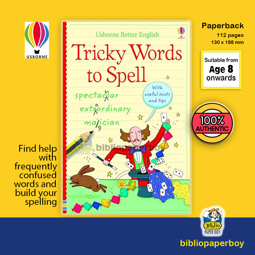 Usborne Better English - Tricky Words To Spell (300 Tricky Words with ...