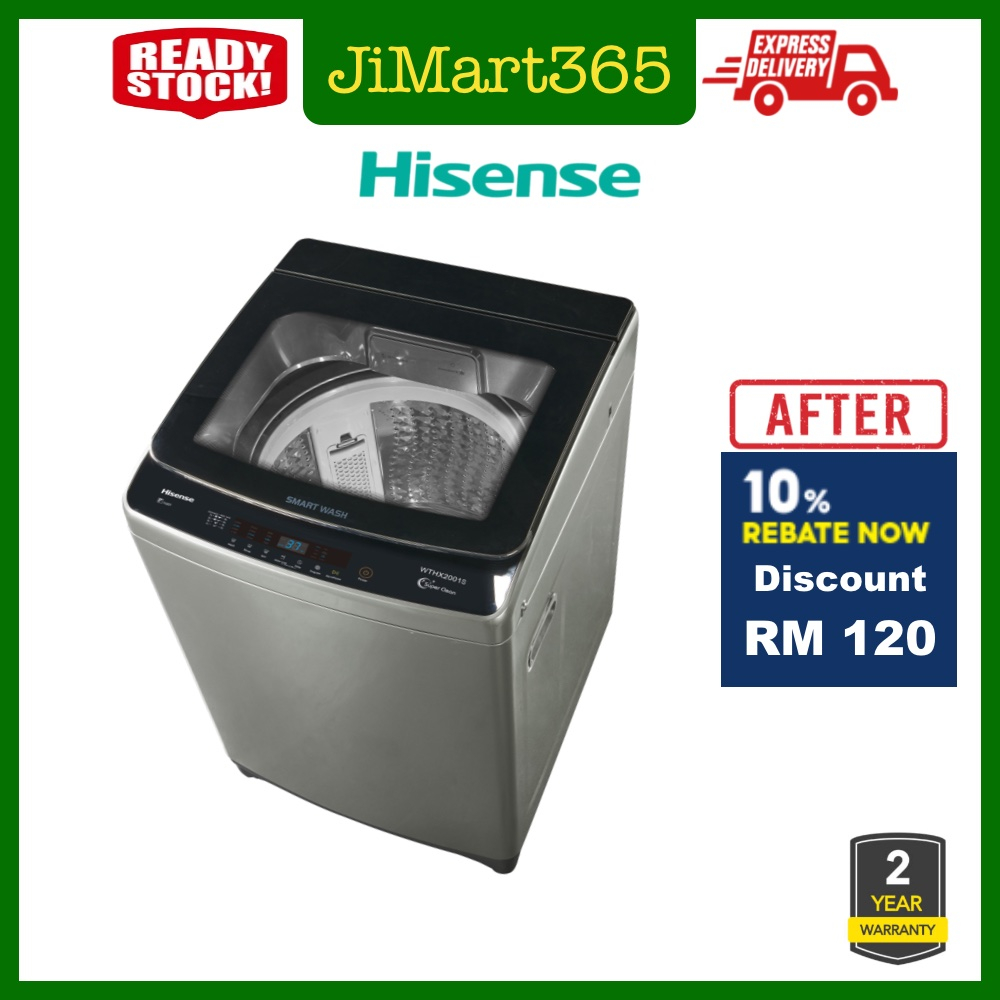 Hisense 20KG Fully Auto Washing MachineTop Load Washer WTHX2001S ...