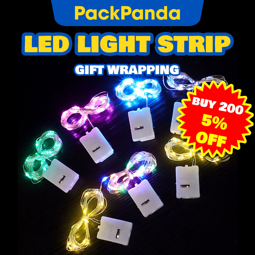 PackPanda LED Light Strip Kotak Hadiah Lampu Hiasan Fairy Light LED ...