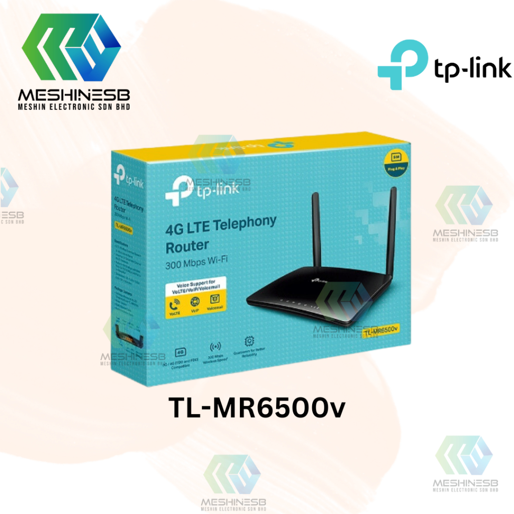 TP-Link MR6500v/N300 4G LTE Telephony WiFi Router | Shopee Malaysia