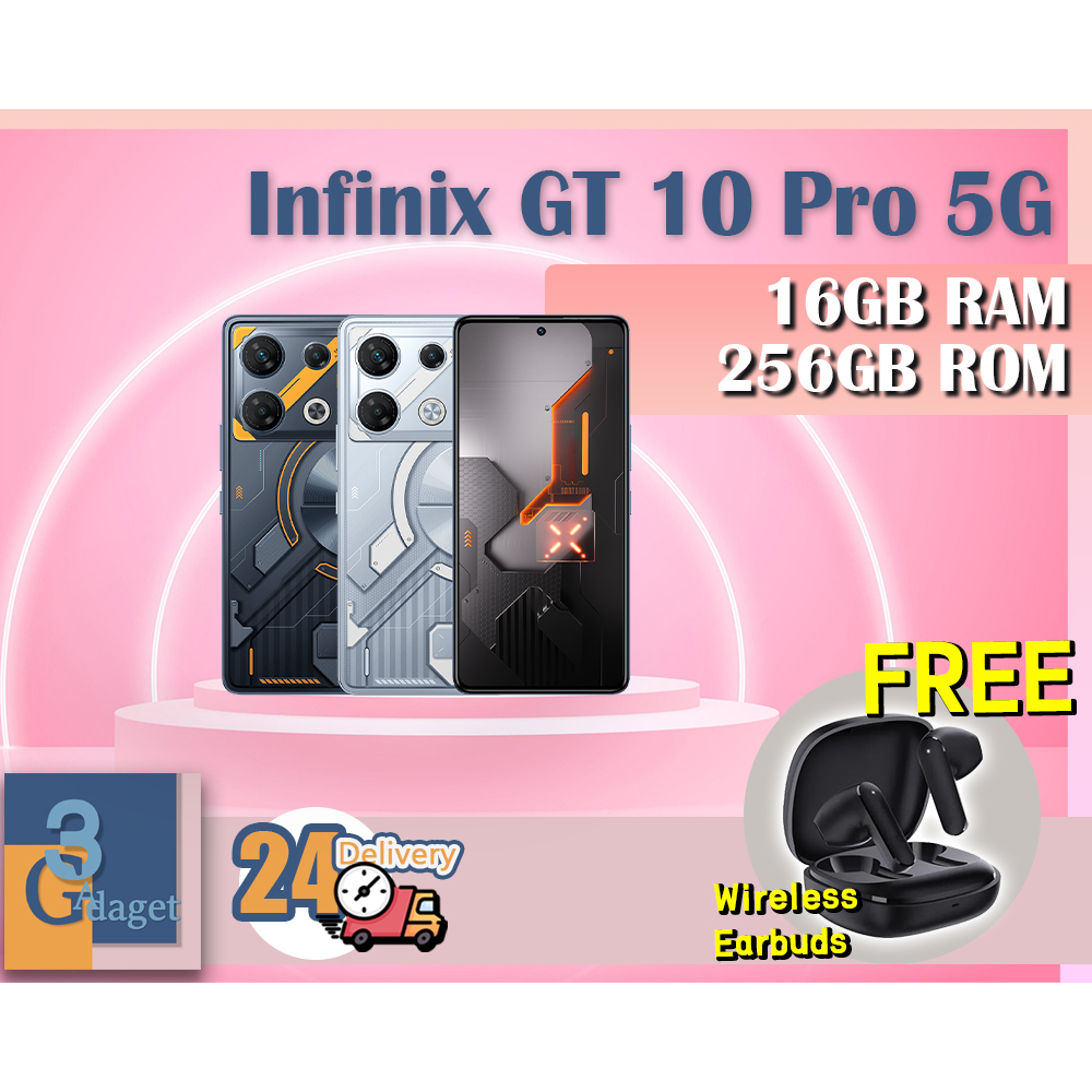 Infinix GT10 Pro 5G (256GB+ up16GB) MTK D8050 Chipset Unique mini-LED ...