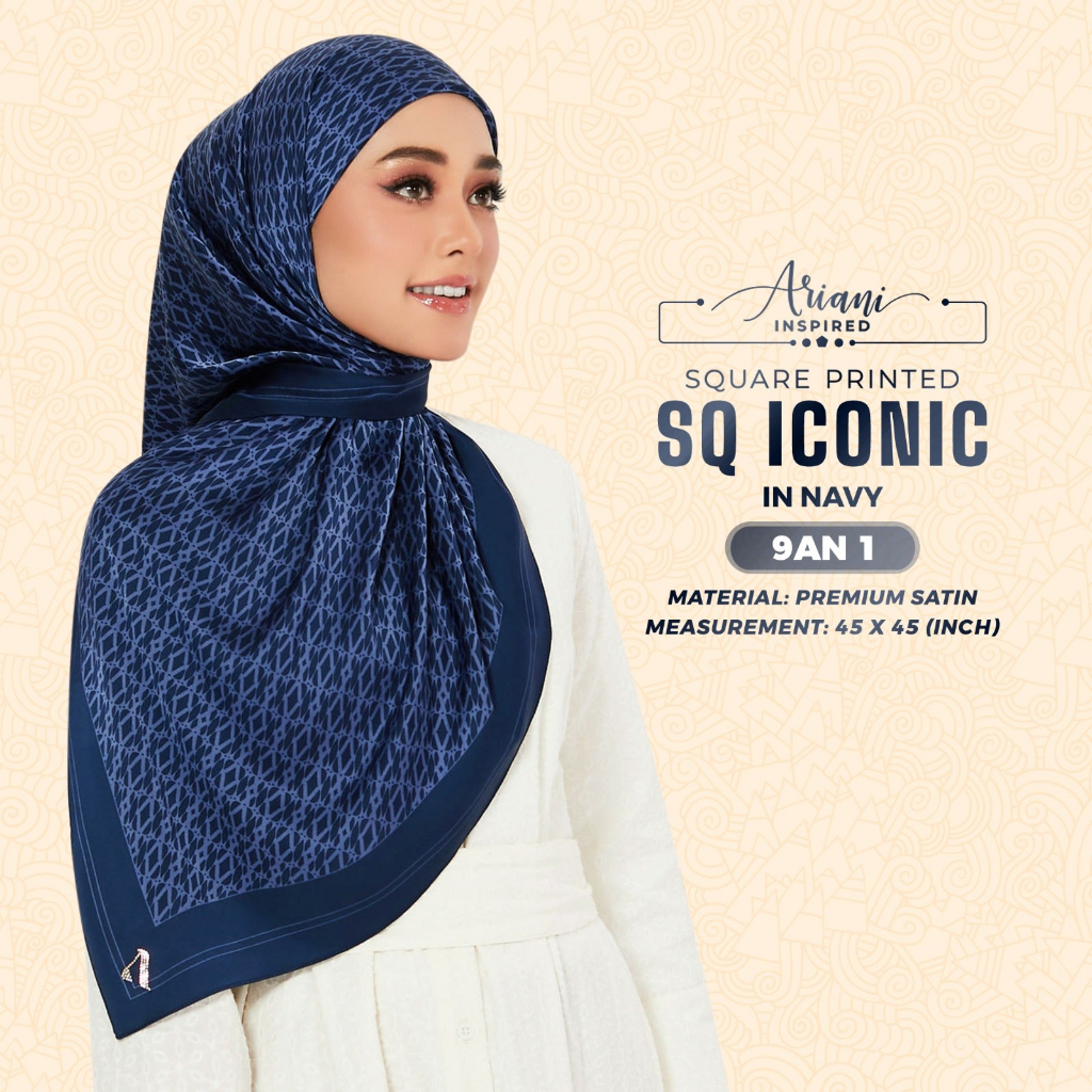 PREMIUM New Ariani Iconic Printed SQ SHAWL Collection | Shopee Malaysia