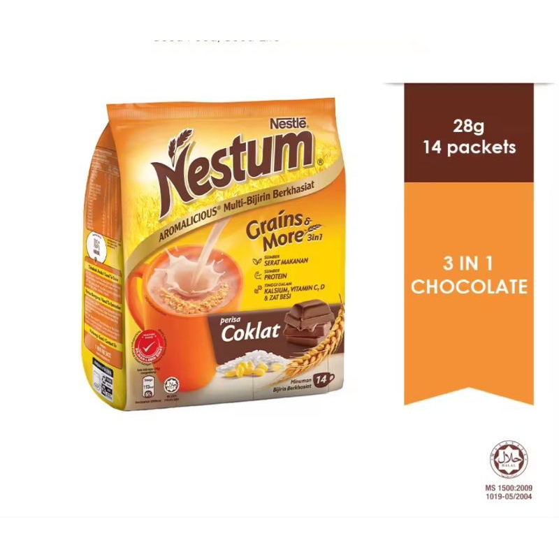 Nestle Nestum 3 in 1 Chocolate 14sachet | Shopee Malaysia