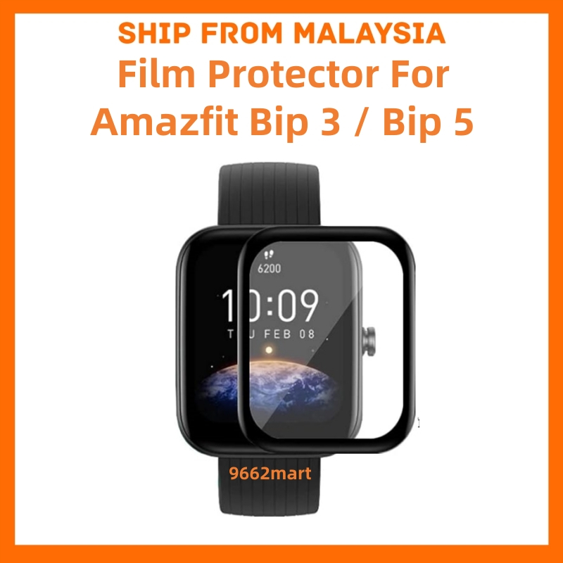 Amazfit Bip 3 Pro Bip 5 Pro Screen Protector 3D Curve Edge Soft Full ...