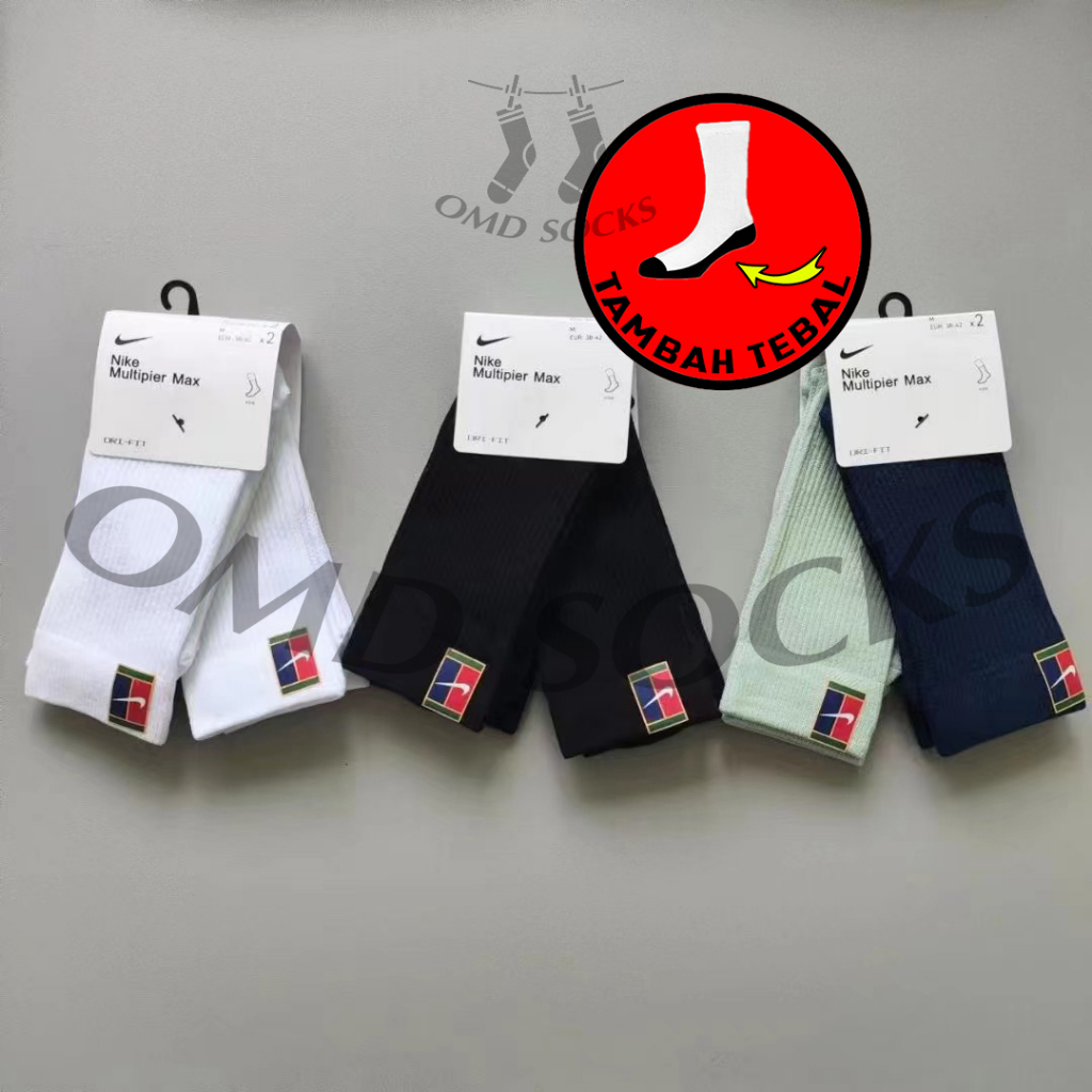 Stokin TEBAL Nike Socks Sukan Cotton Sock Sport Socks Running Socks Men ...