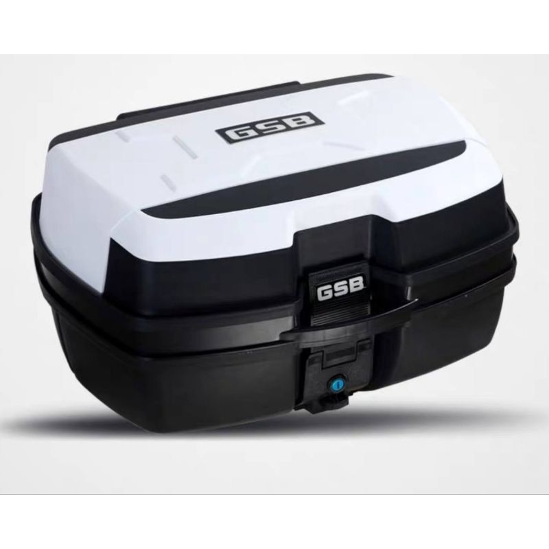 GSB 37L 47L Top Box lock Motorcycle Box Storage Extra Trunk Waterproof ...