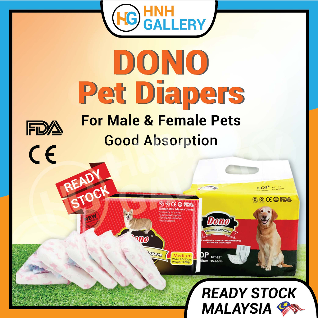 🟠DONO🟠 Pet Disposable Diapers Male Female Manner Belt Disposable Wrap ...