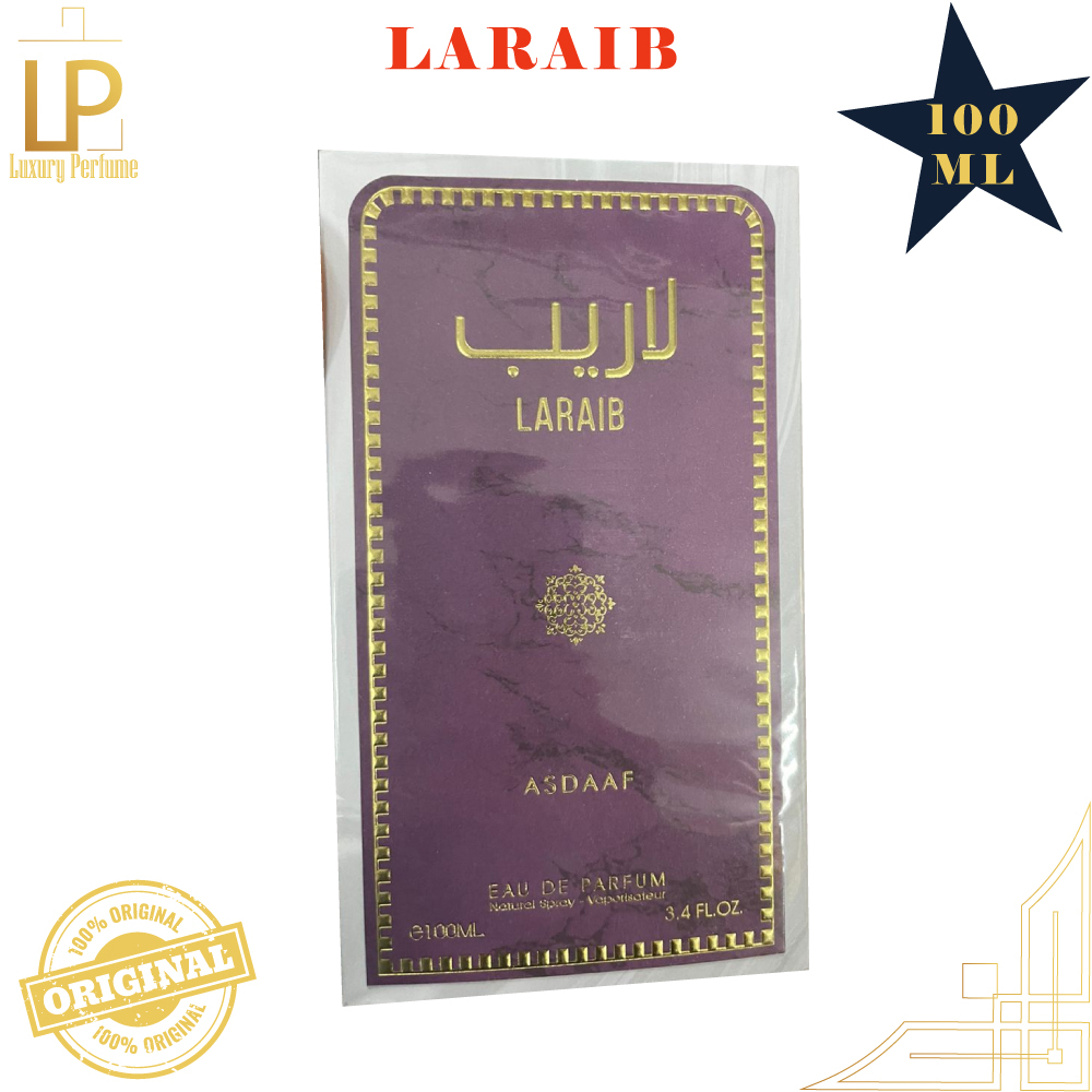 LARAIB FOR WOMEN 100ML 100% AUTENTIC EAU DE PERFUME SPRAY BY ASDAAF ...