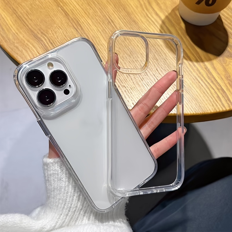 Iphone Casing Anti-Drop Clear Hard Case Transparent Phone Back Cover ...