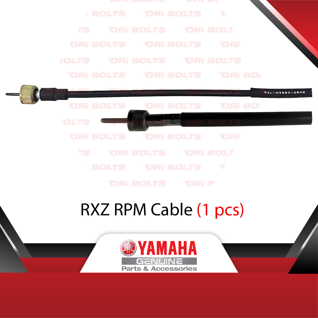 Yamaha Original RXZ (3324) Milli Cata Catalyzer Tachometer Cable RPM ...