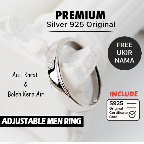 THE MATCHES STORE - Men Ring V8 cincin lelaki silver 925 original ...