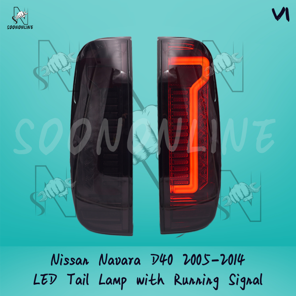Nissan Navara D40 Tail Lamp 2005-2014/ D40 LED Tail Lamp With Signal Running/ D40 Tail Lamp ...