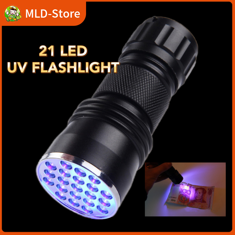 MLD 🇲🇾 [READY STOCK] LED UV Flashlight Money Counterfeit Currency ...