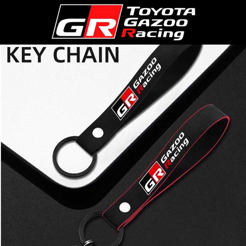 Gazoo Racing GR Suede Keychain | Shopee Malaysia