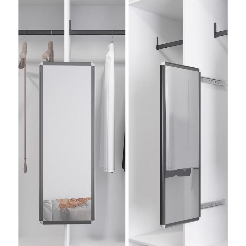 WARDROBE MIRROR BUILT-IN PULL-OUT SLIDING MIRROR | Shopee Malaysia