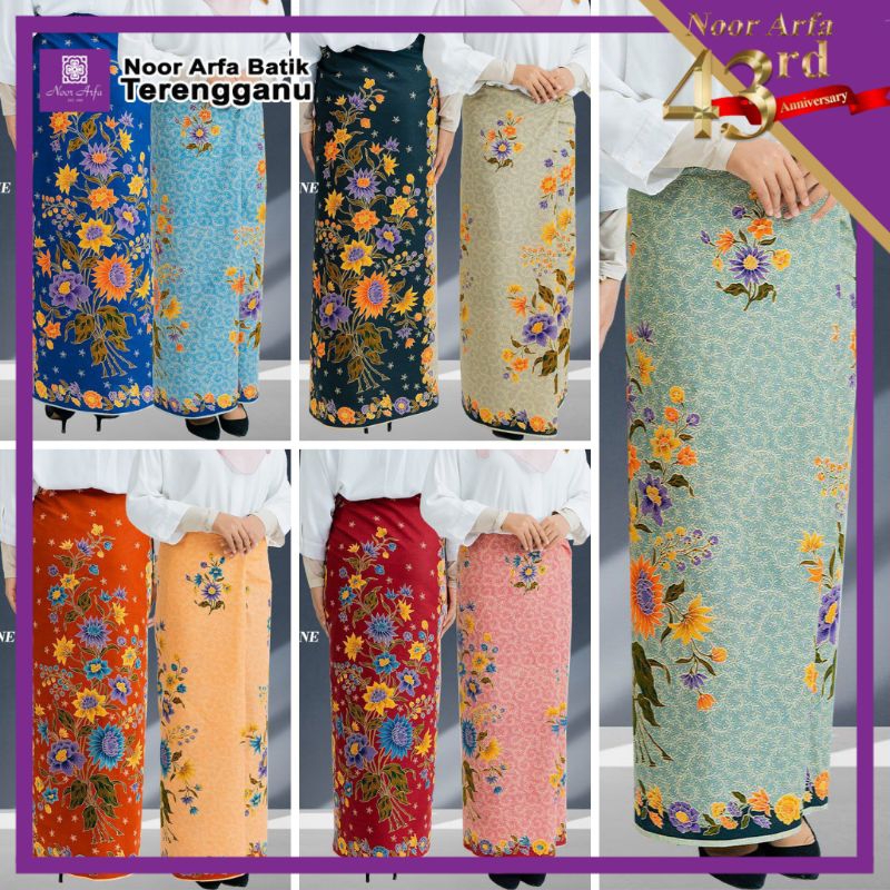BATIK COTTON GOLDLINE ASLI NOOR ARFA BATIK MALAYSIA | Shopee Malaysia