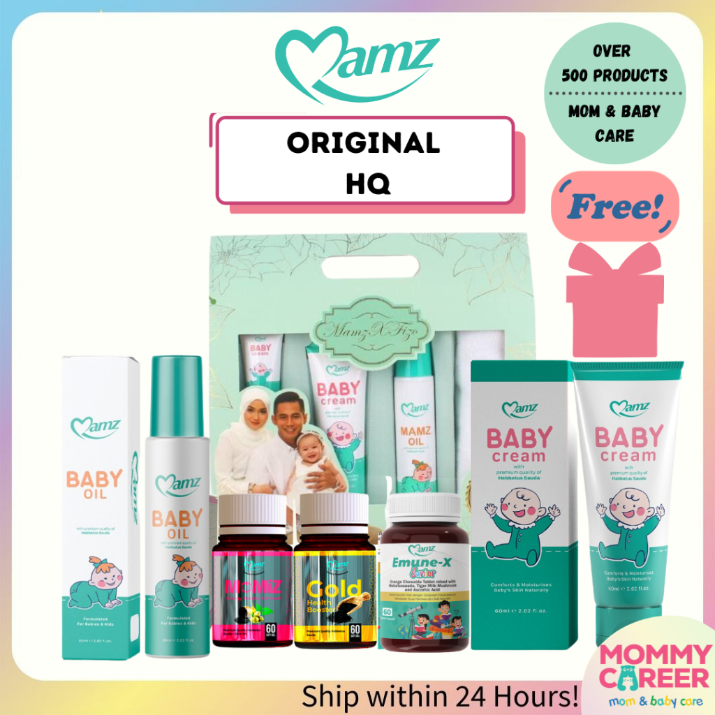 Mamz Baby Oil Baby Cream Habbatus Sauda Spray Asma Batuk Berkahak ...
