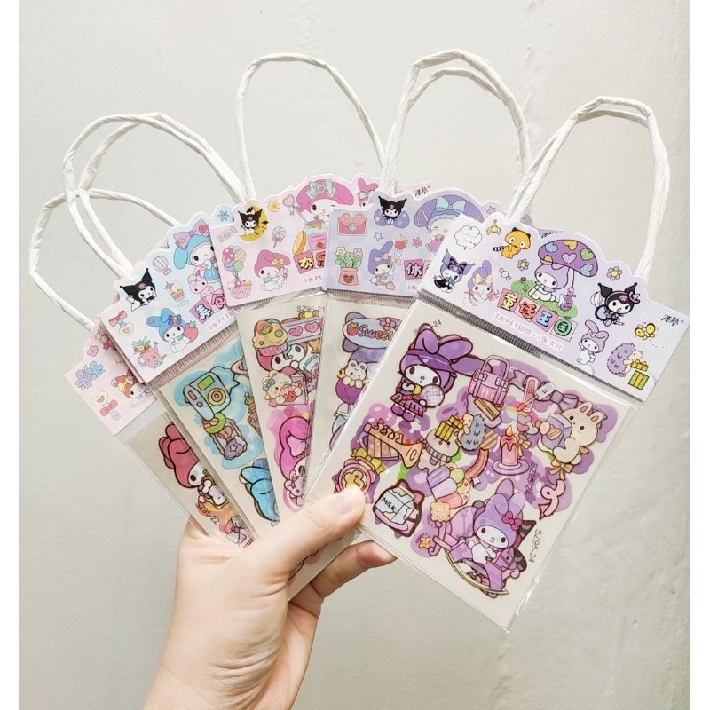 Melody Sticker (3 sheets sticker and 1 sheet card) | Shopee Malaysia