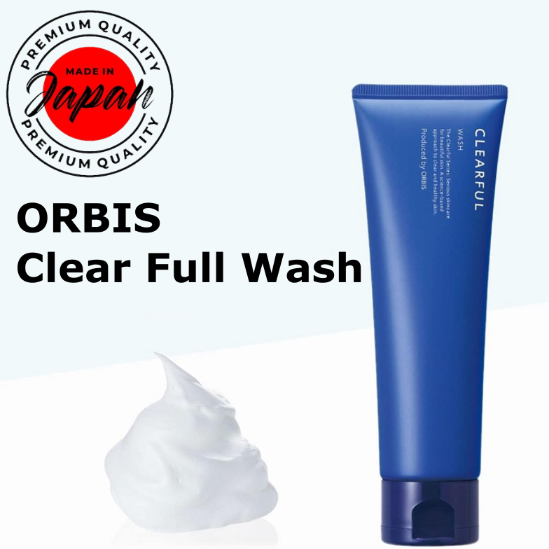 ORBIS Clear Full Wash, Dense Foam, Anti-Acne, Sensitive Skin, Skin Care, Facial Cleanser ...