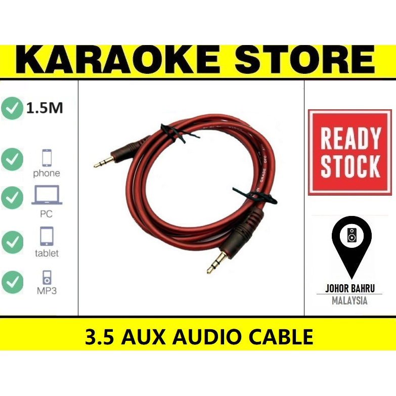 3.5 mm Jack Audio Cable Male to Male Speaker Line Aux Cable(1PCS)(1 ...